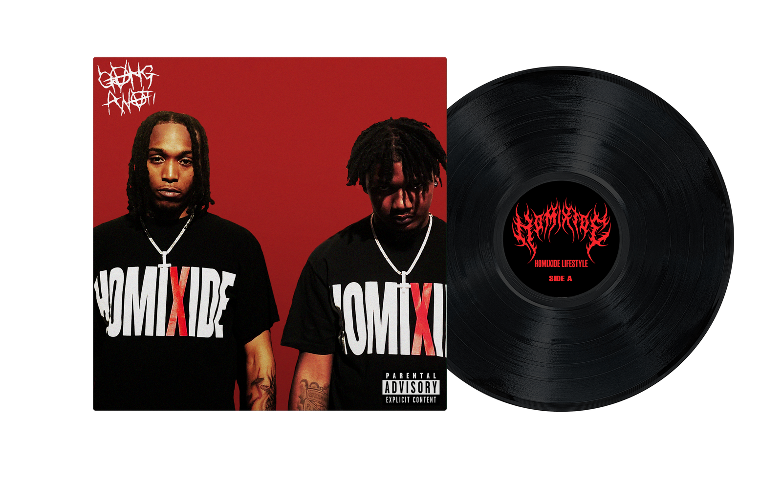 "Homixide Gang" Anniversary Vinyl - Red Jacket - Homixide Gang Official Store