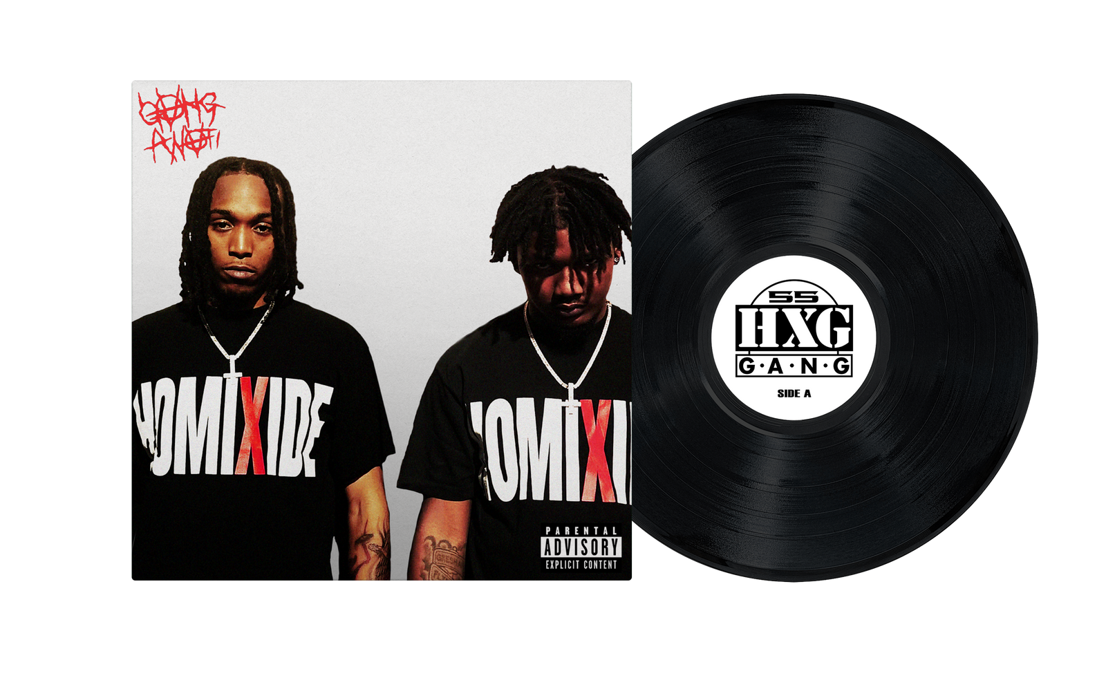 "Homixide Gang" Anniversary Vinyl - White Jacket - Homixide Gang ...